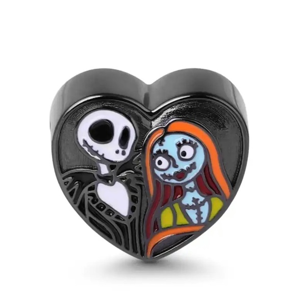 Jewelry | Nightmare Before Christmas Jack And Sally Heart Sterling ...